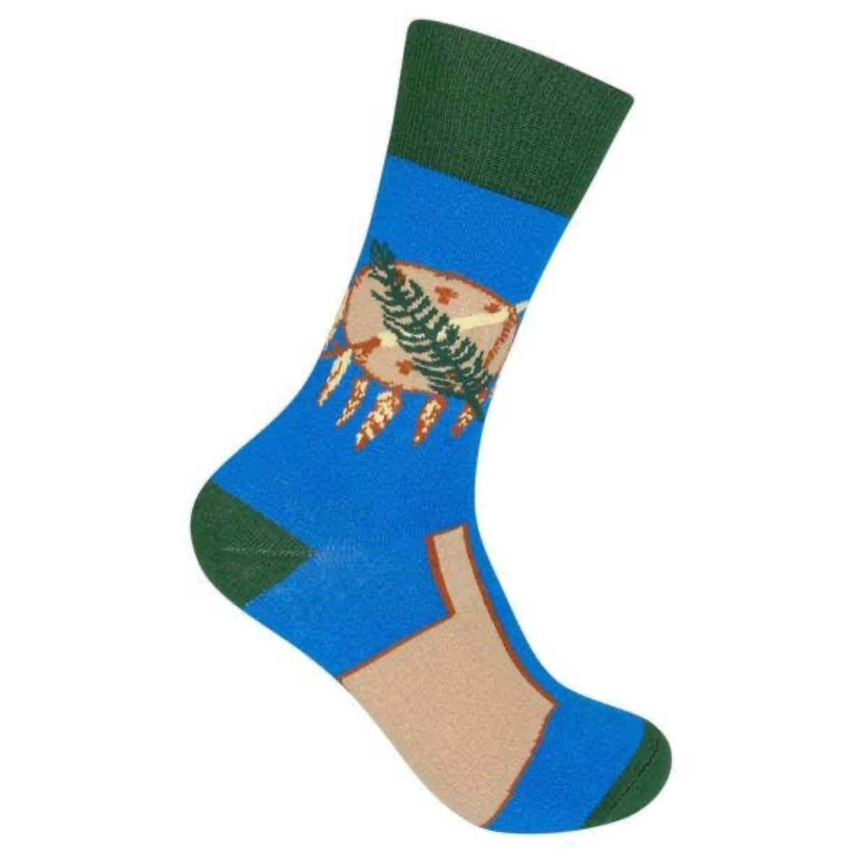 FUNATIC Logo Crew Socks – Silver Accents